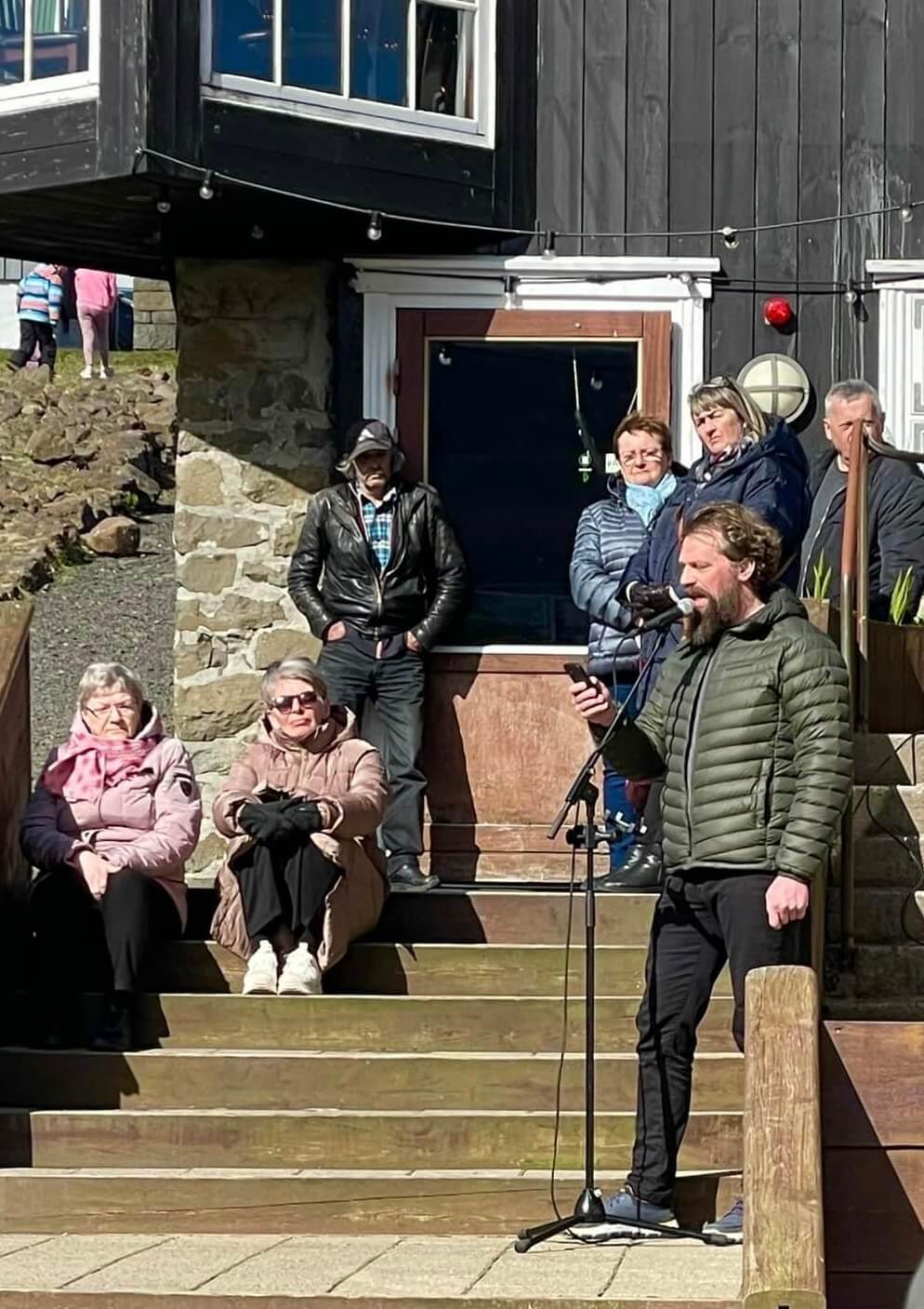 Erling Eidesgaard helt 1. mai røðuna á Tvøroyri | Tjóðveldi